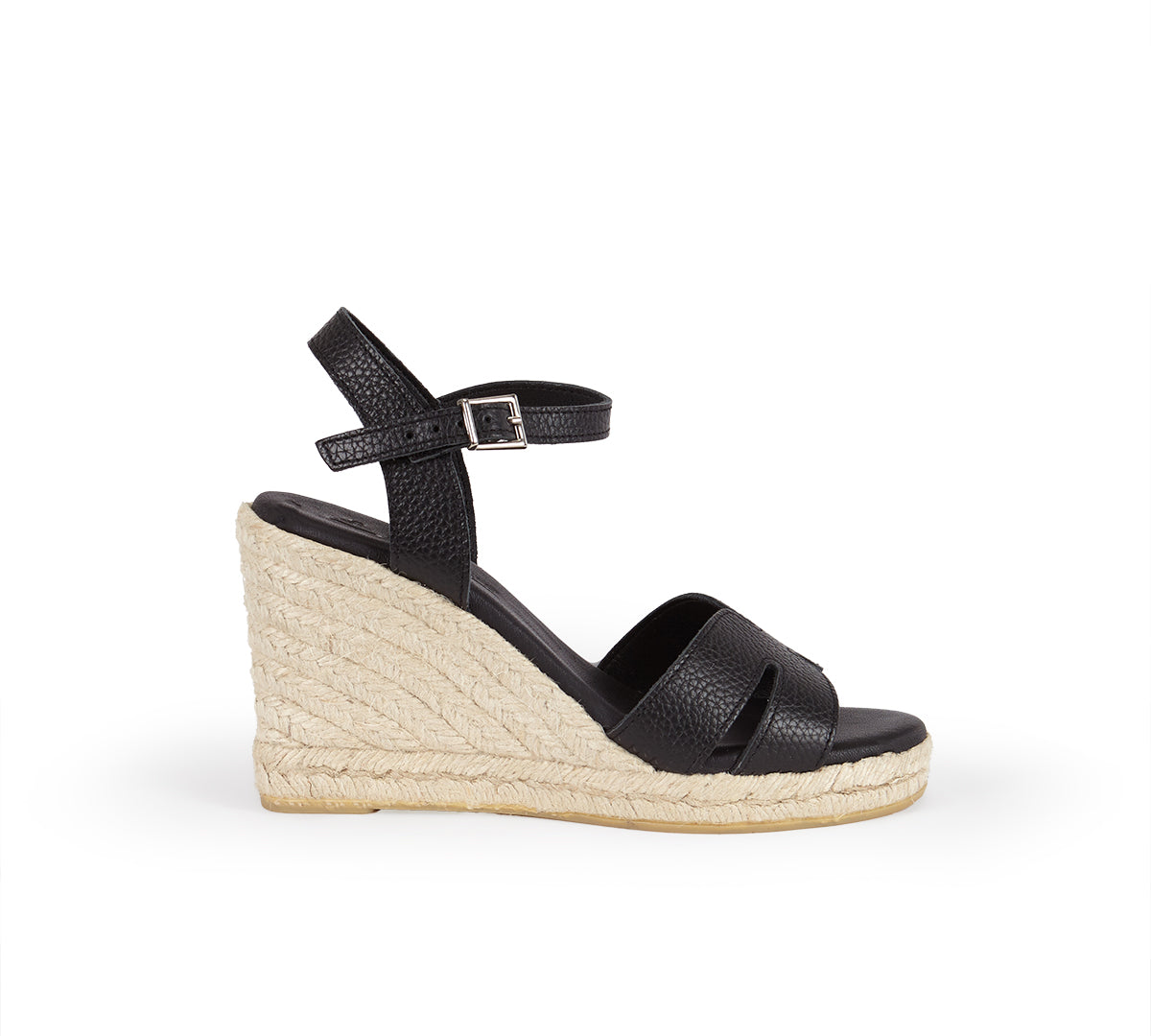 Martell Black High Wedge – Menina Step Official Site | Handmade in Spain